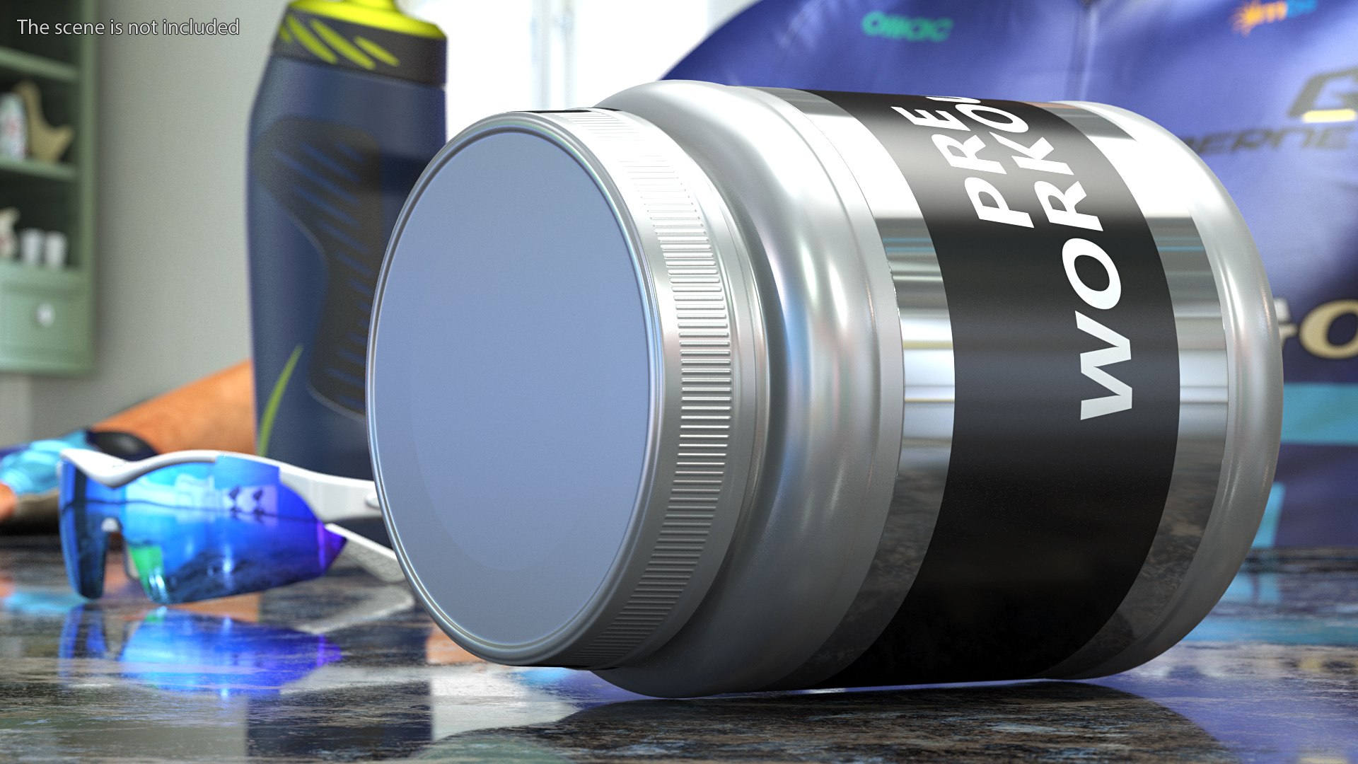 3D Pre Workout Complex Powder Model - TurboSquid 1768480