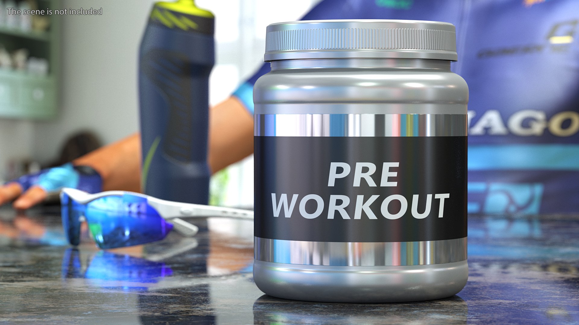 3D Pre Workout Complex Powder Model - TurboSquid 1768480
