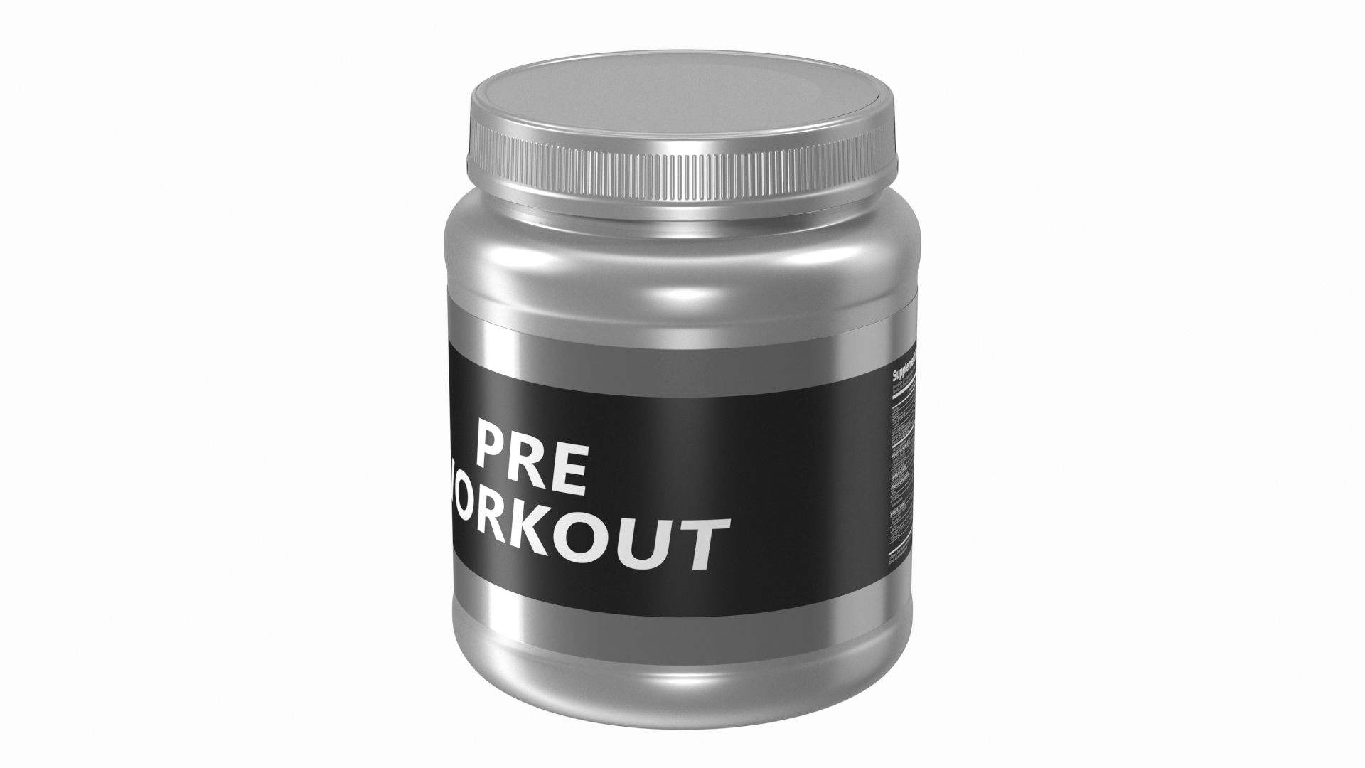 3D Pre Workout Complex Powder Model - TurboSquid 1768480