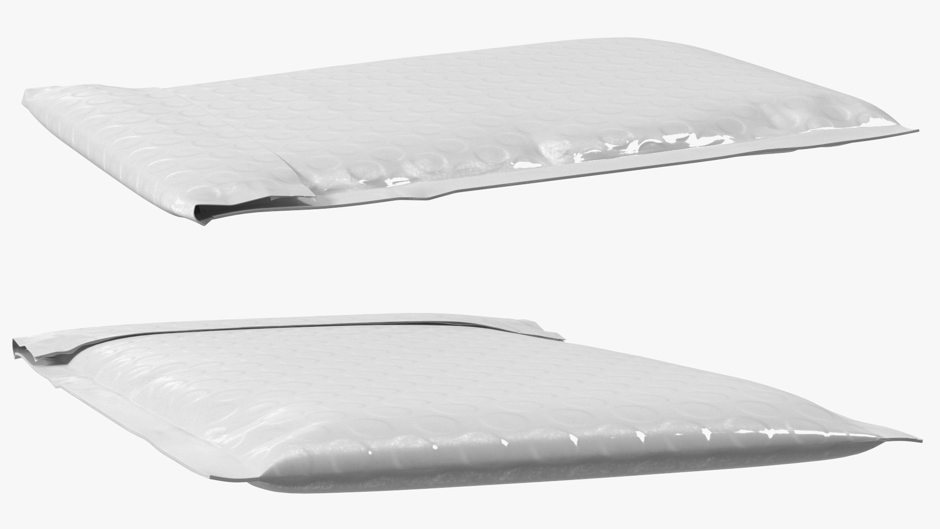 3D Thick Poly Bubble Mailer White Model - TurboSquid 2177840