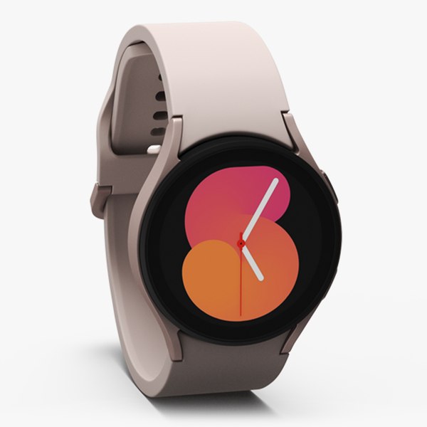 Pink Gold Samsung Galaxy Watch 5 small 40mm 3D model - TurboSquid 2042693
