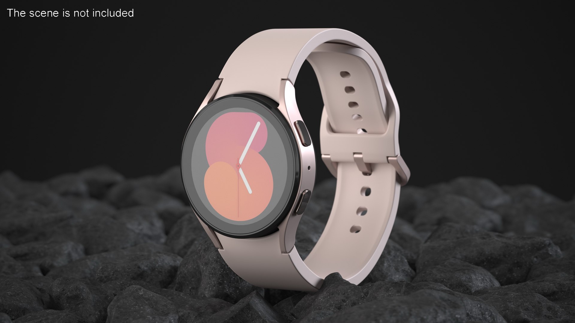 Pink Gold Samsung Galaxy Watch 5 Small 40mm 3D Model - TurboSquid 2042693