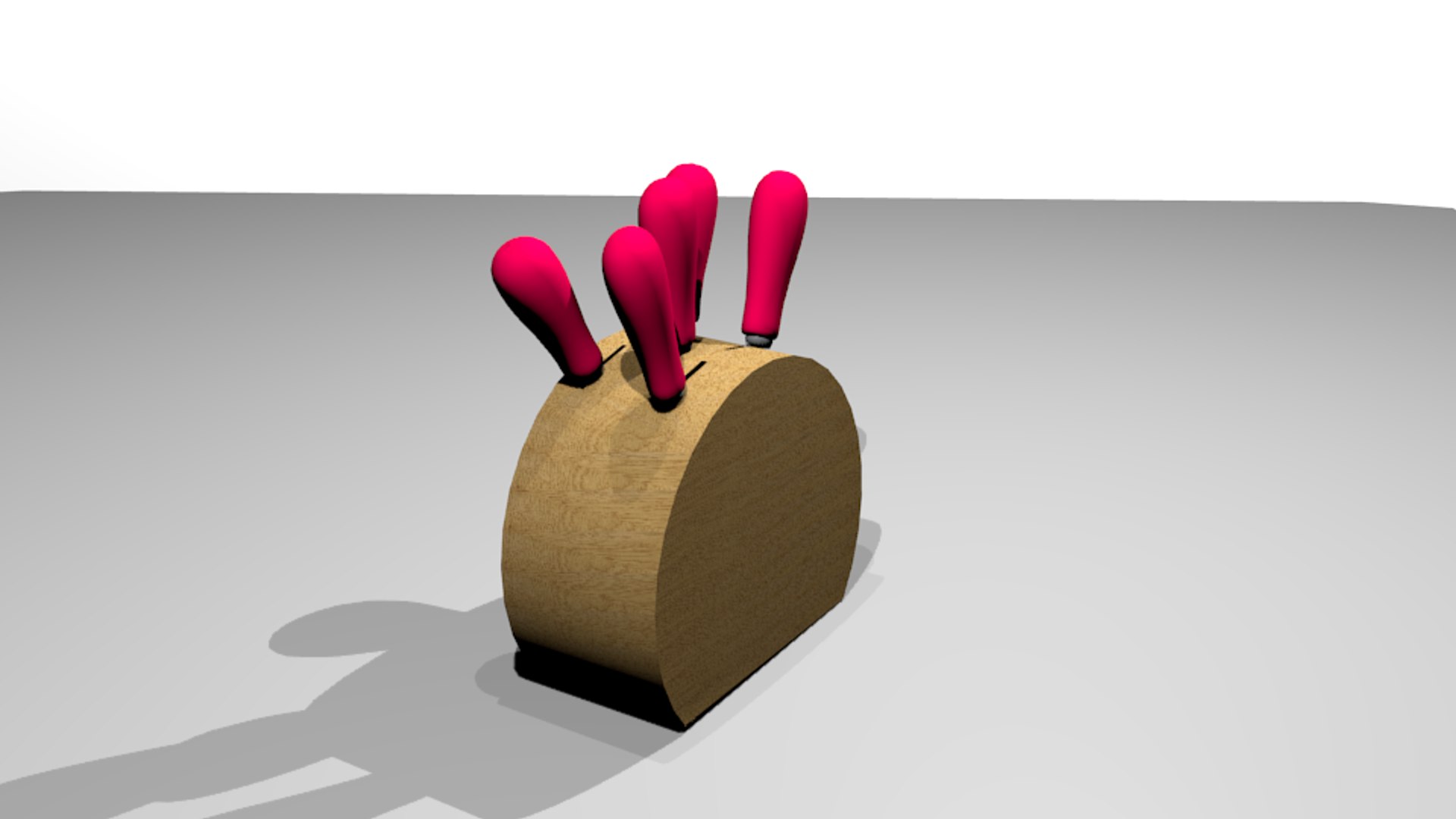 3d Model Blender Knives