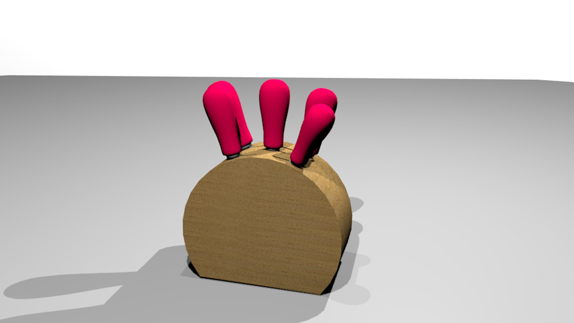 3d Model Blender Knives