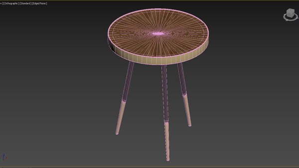 SIDE TABLE DENISE 3D model - TurboSquid 1914064