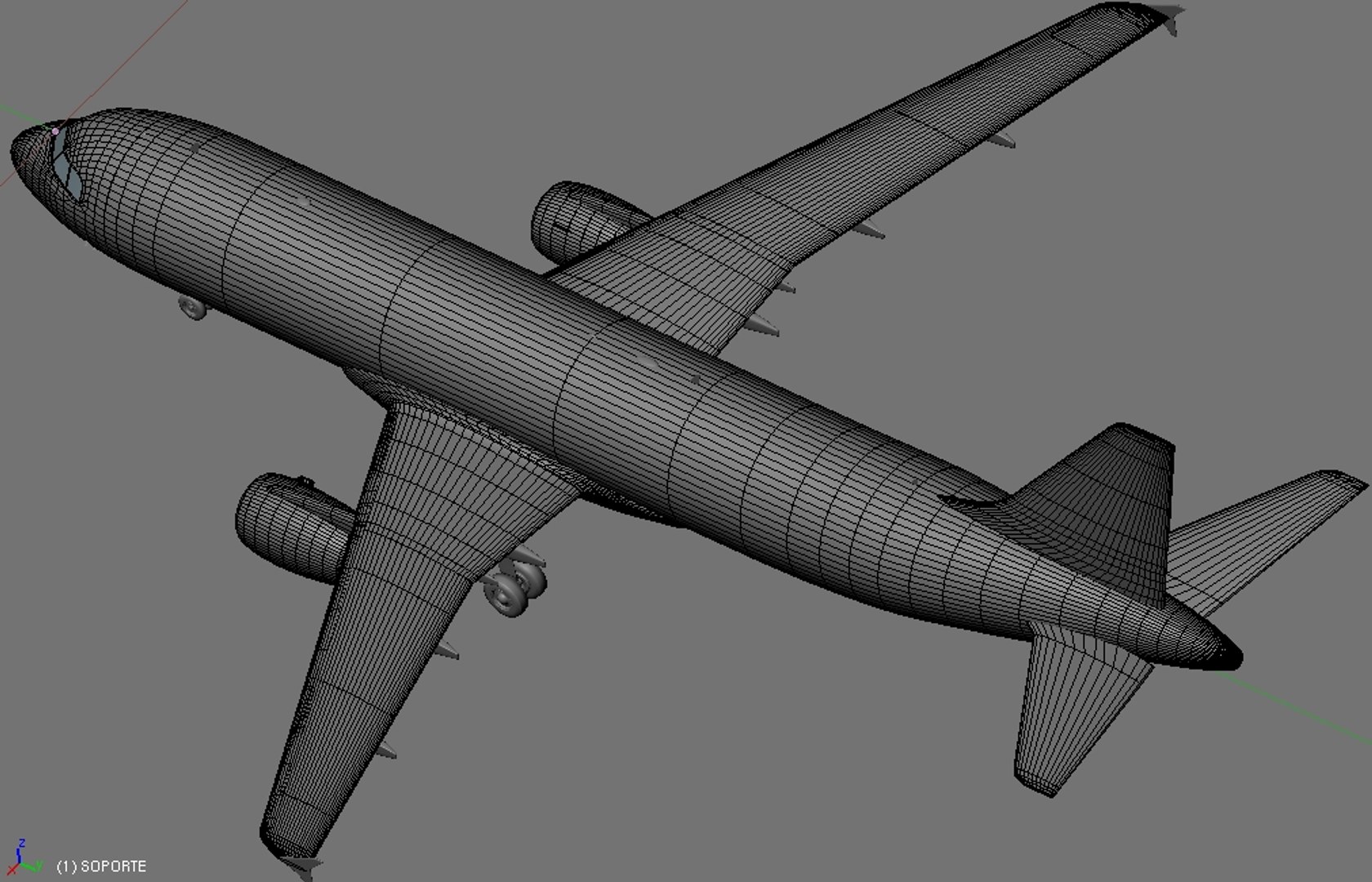 airbus a320 3d model