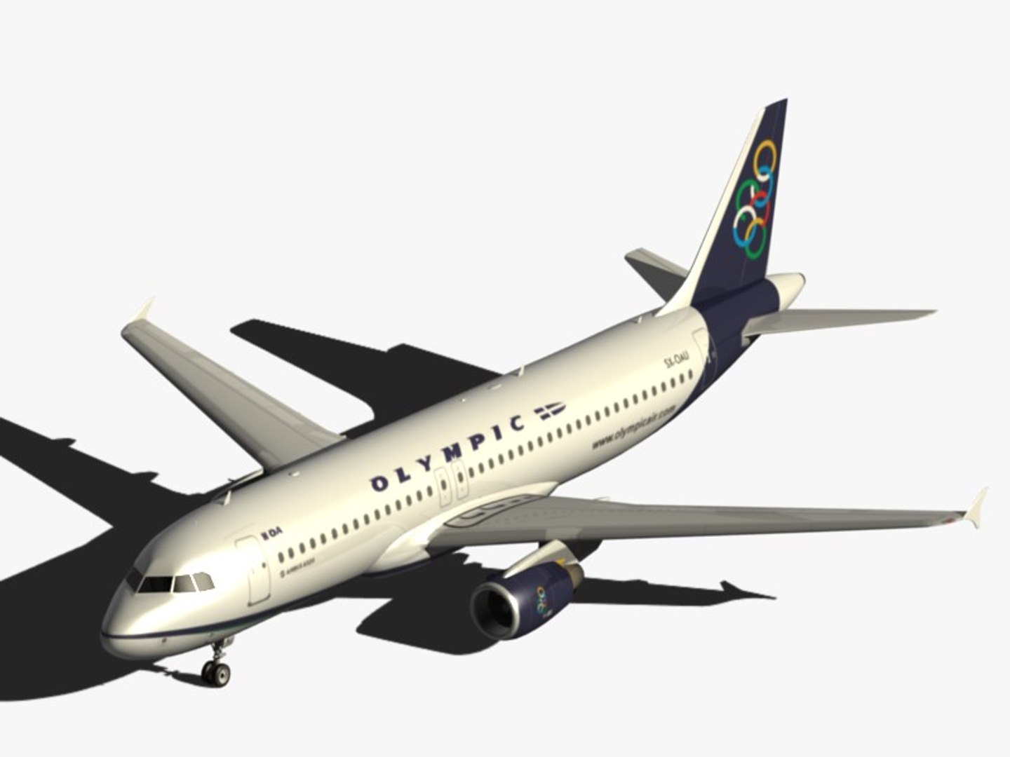 airbus a320 3d model