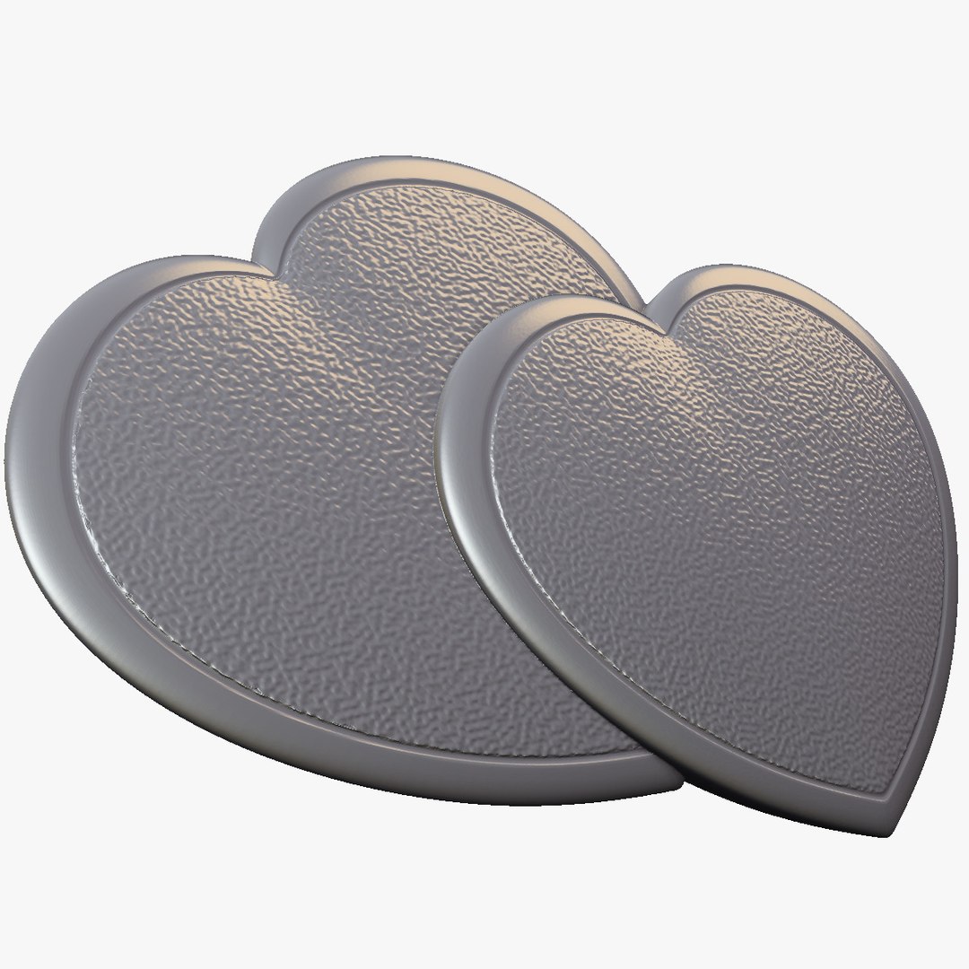 3d Heart Relief Cnc Model