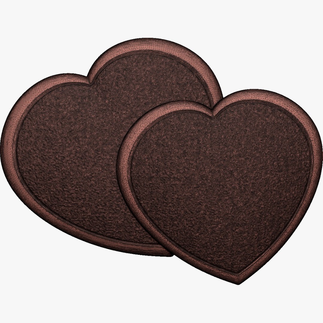 3d Heart Relief Cnc Model