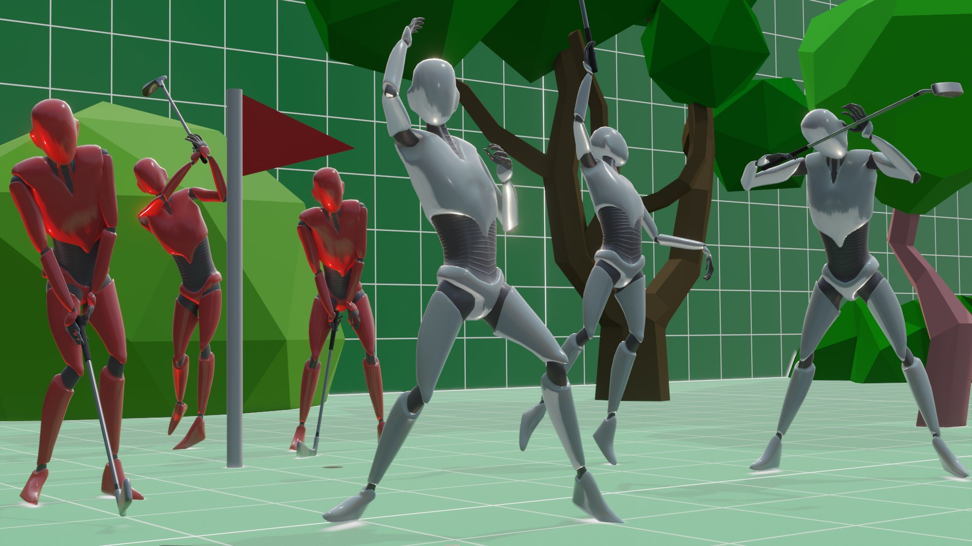 3D Model Golf Animations - Motion Cast05 Vol1 - TurboSquid 1937957