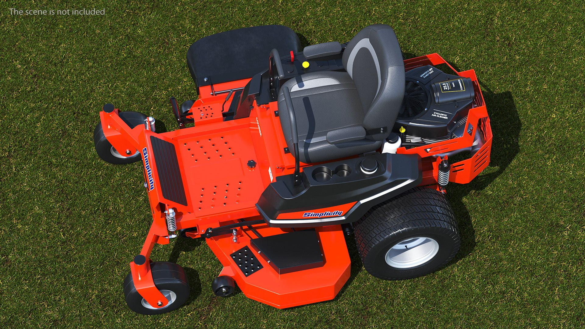 Zero Turn Mower Simplicity 3D Model - TurboSquid 1855703