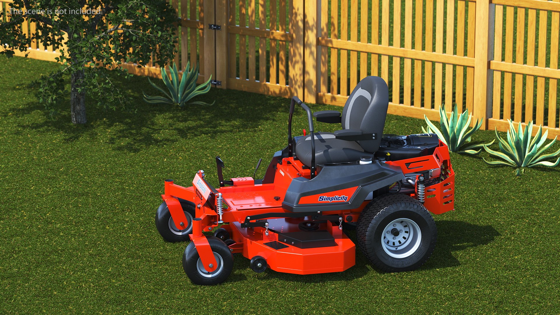 Zero Turn Mower Simplicity 3D Model - TurboSquid 1855703