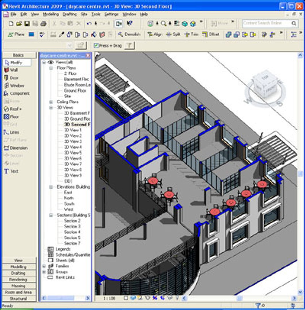 school building revit file max