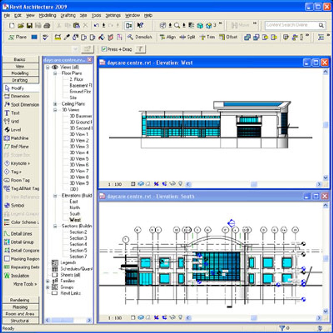 school building revit file max