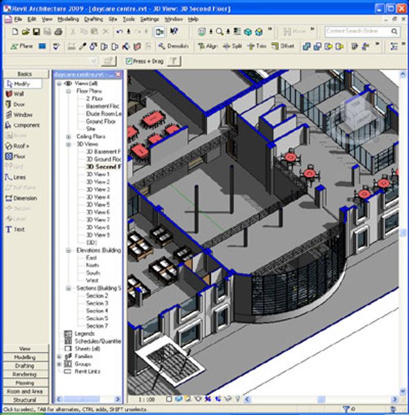 school building revit file max