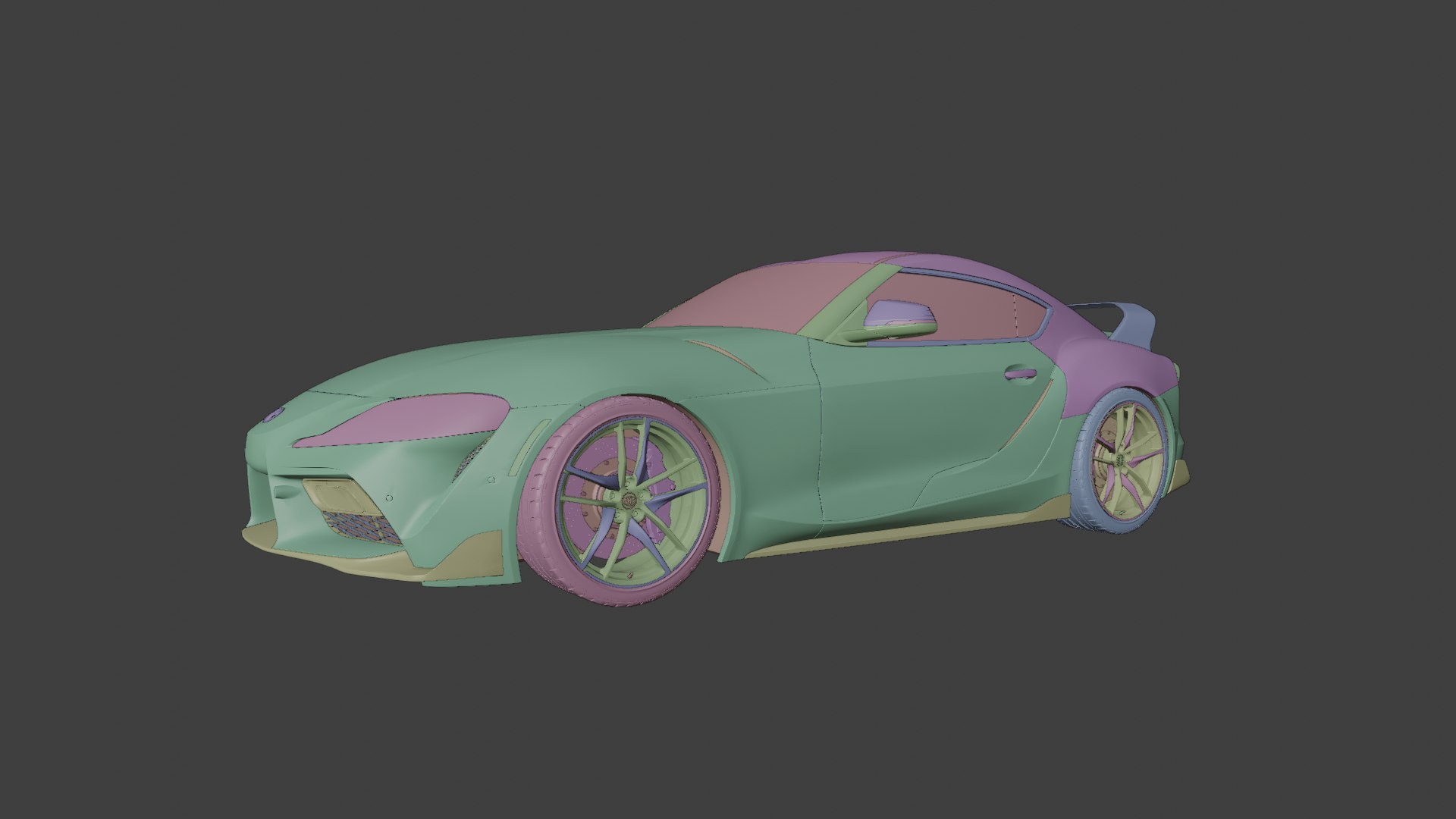 Toyota GR Supra 3D Model - TurboSquid 2301021
