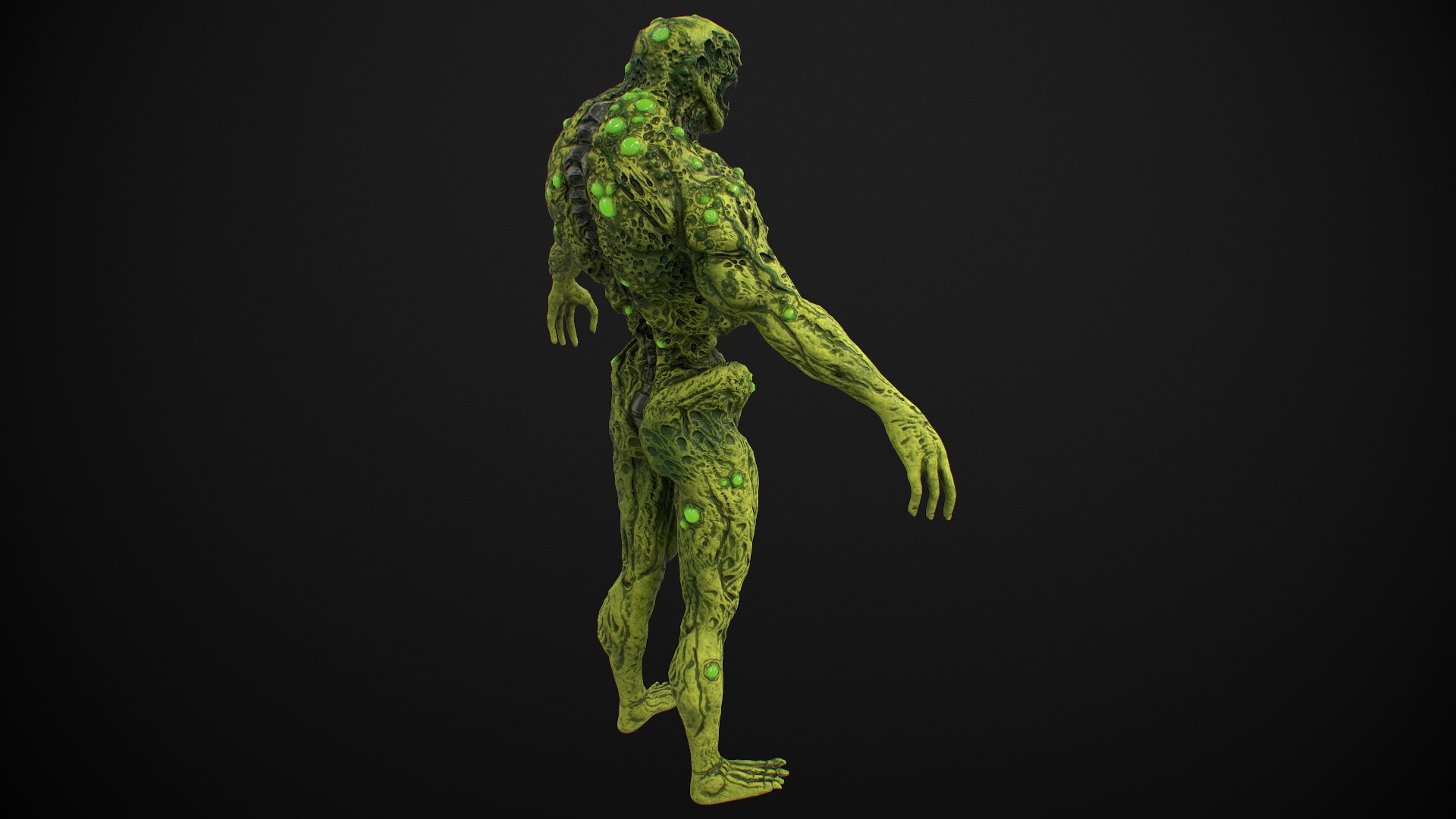 3D Mutant Humanoid Monster model - TurboSquid 2093027
