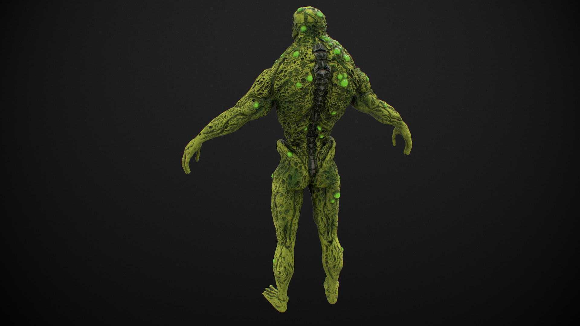 3D Mutant Humanoid Monster model - TurboSquid 2093027