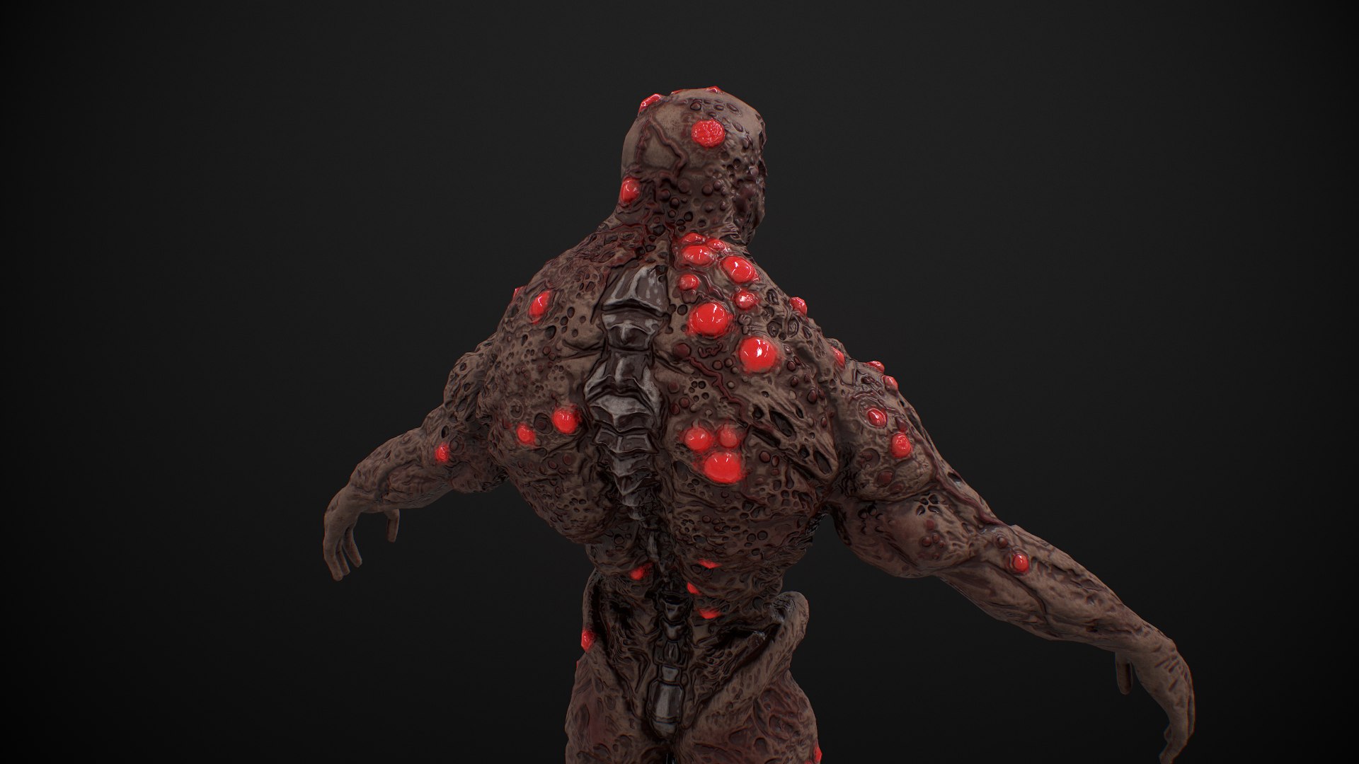 3D Mutant Humanoid Monster model - TurboSquid 2093027