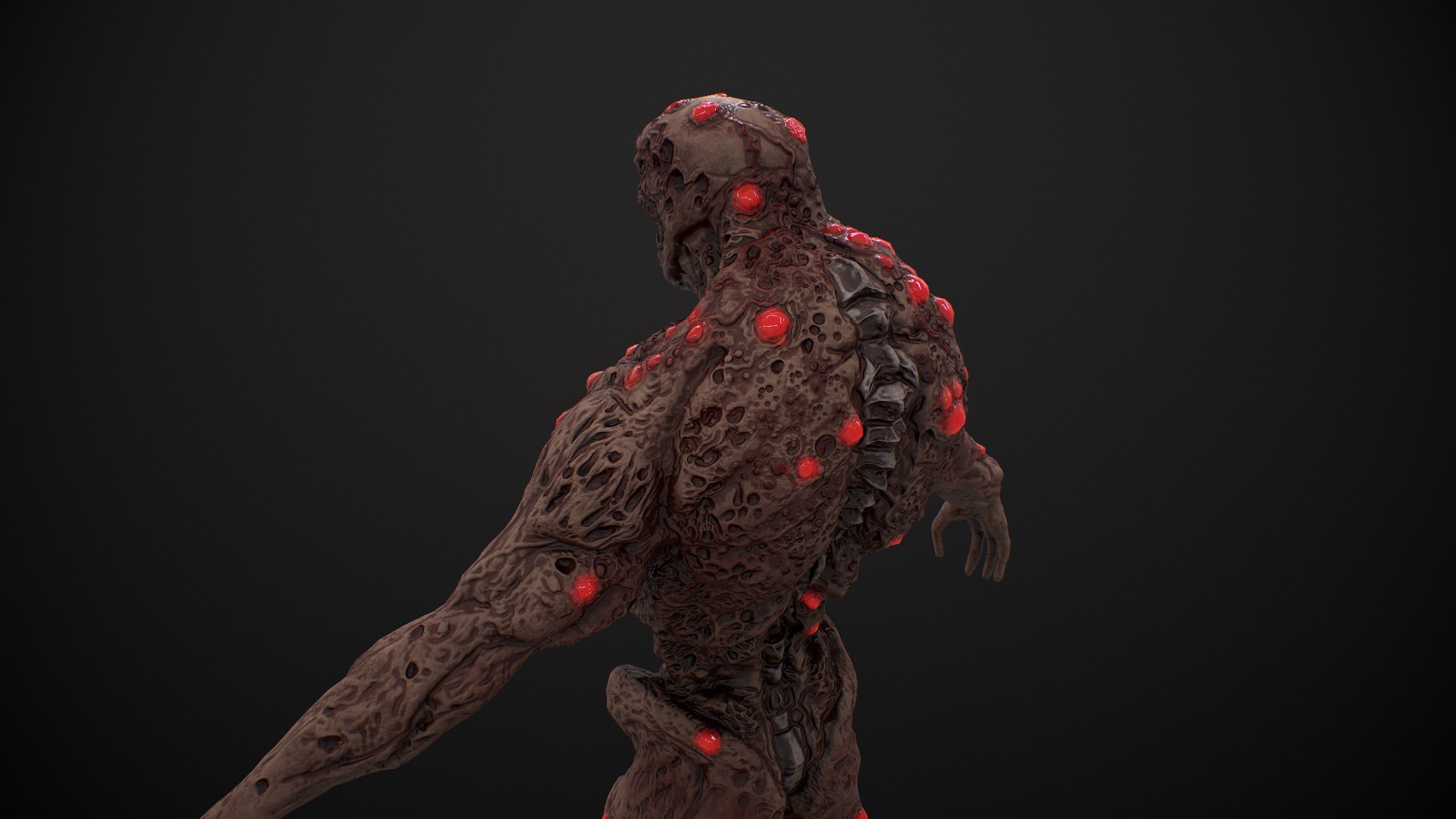 3D Mutant Humanoid Monster model - TurboSquid 2093027