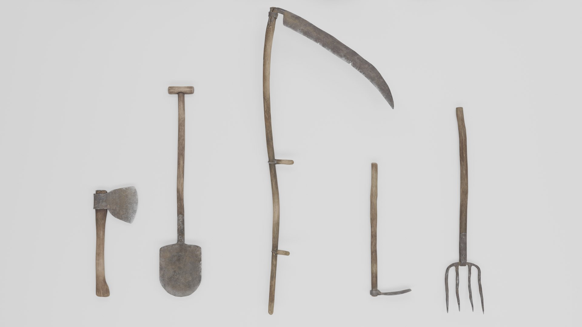 Medieval Village Garden Tools Pack For Unreal Engine Nanite-ready 3D ...