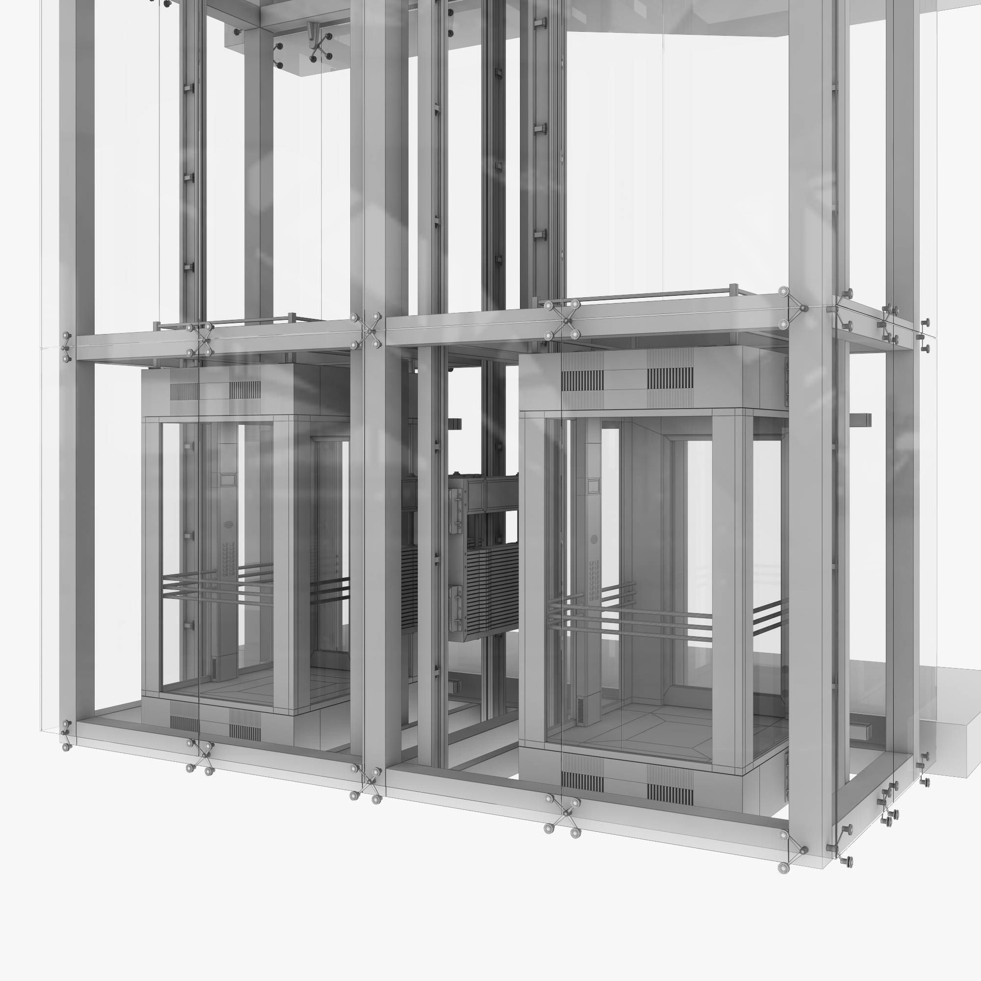 3D elevator lift architecture model - TurboSquid 1281407