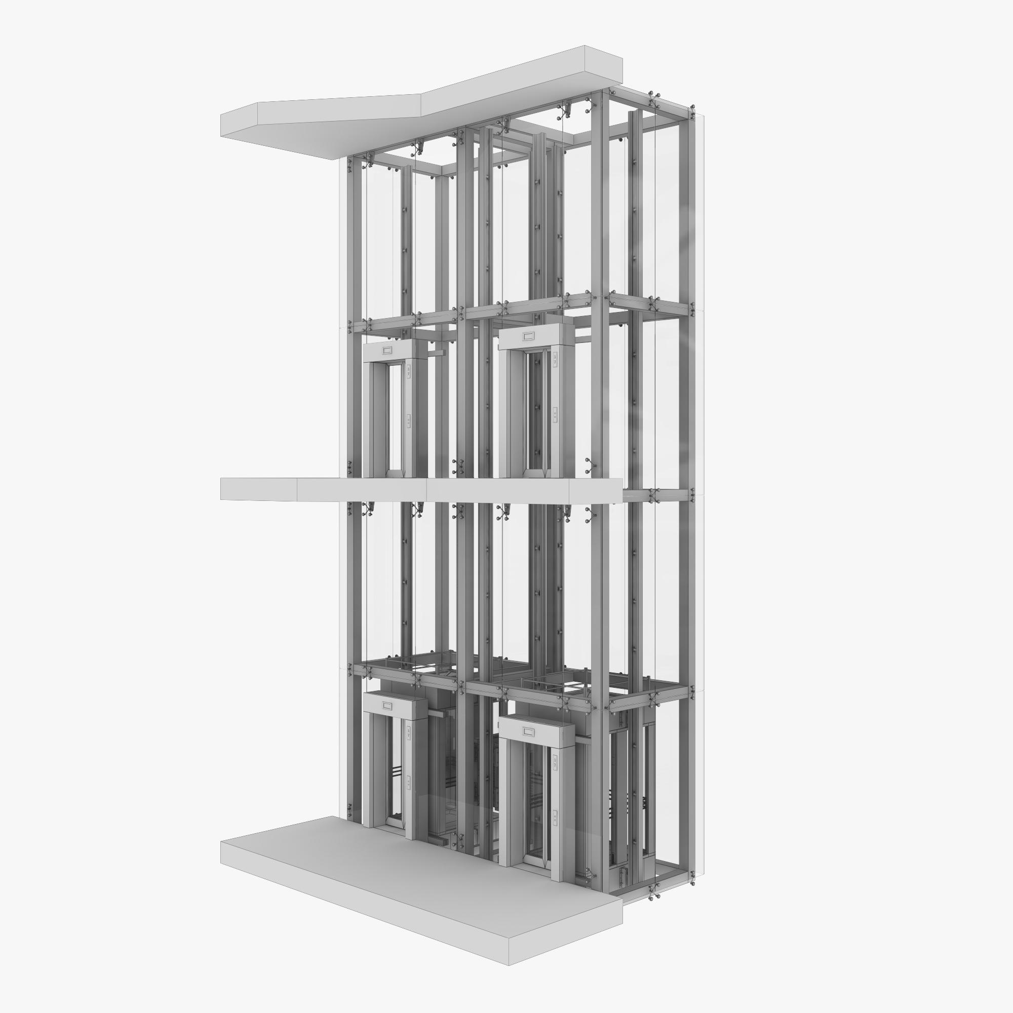 3D elevator lift architecture model - TurboSquid 1281407