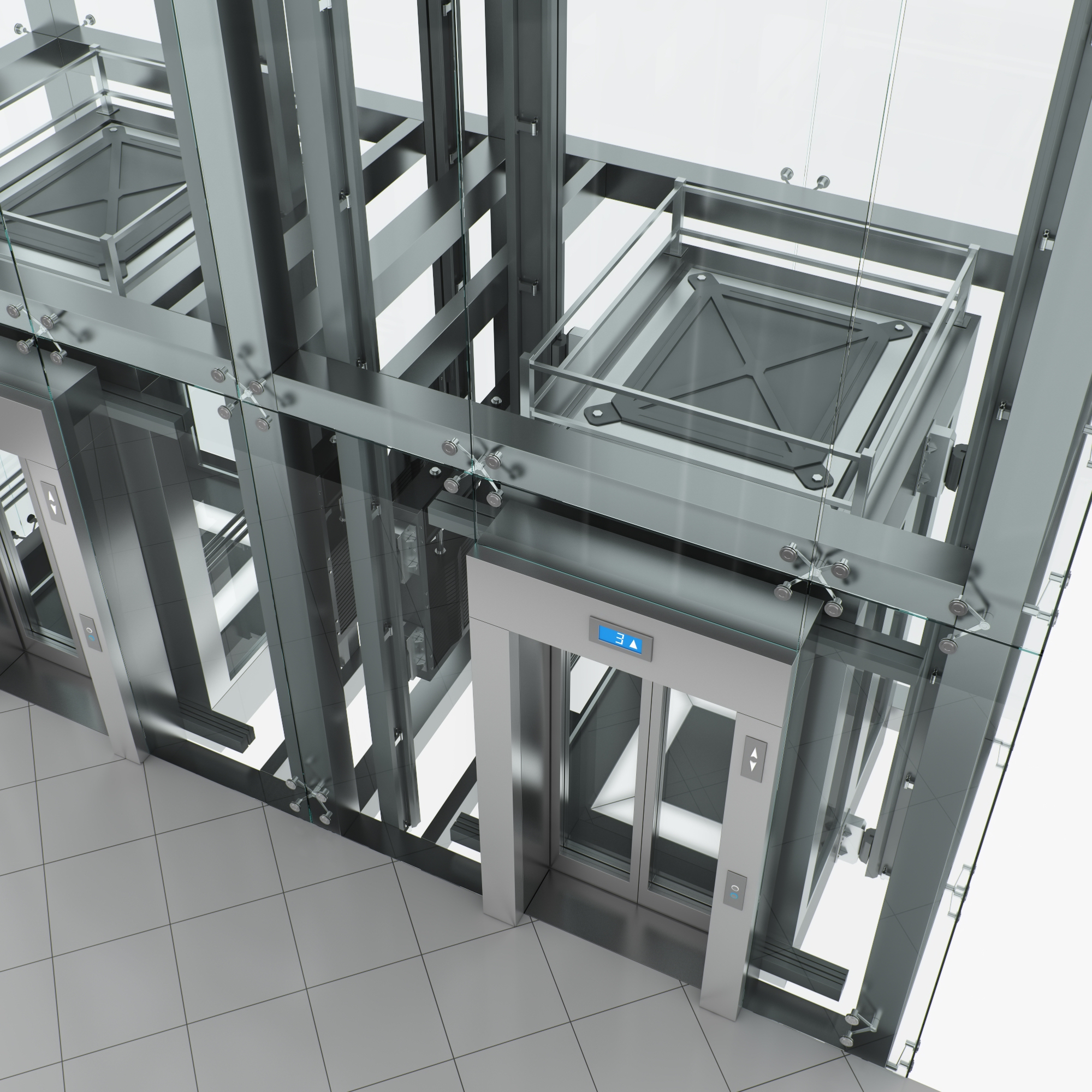3D elevator lift architecture model - TurboSquid 1281407