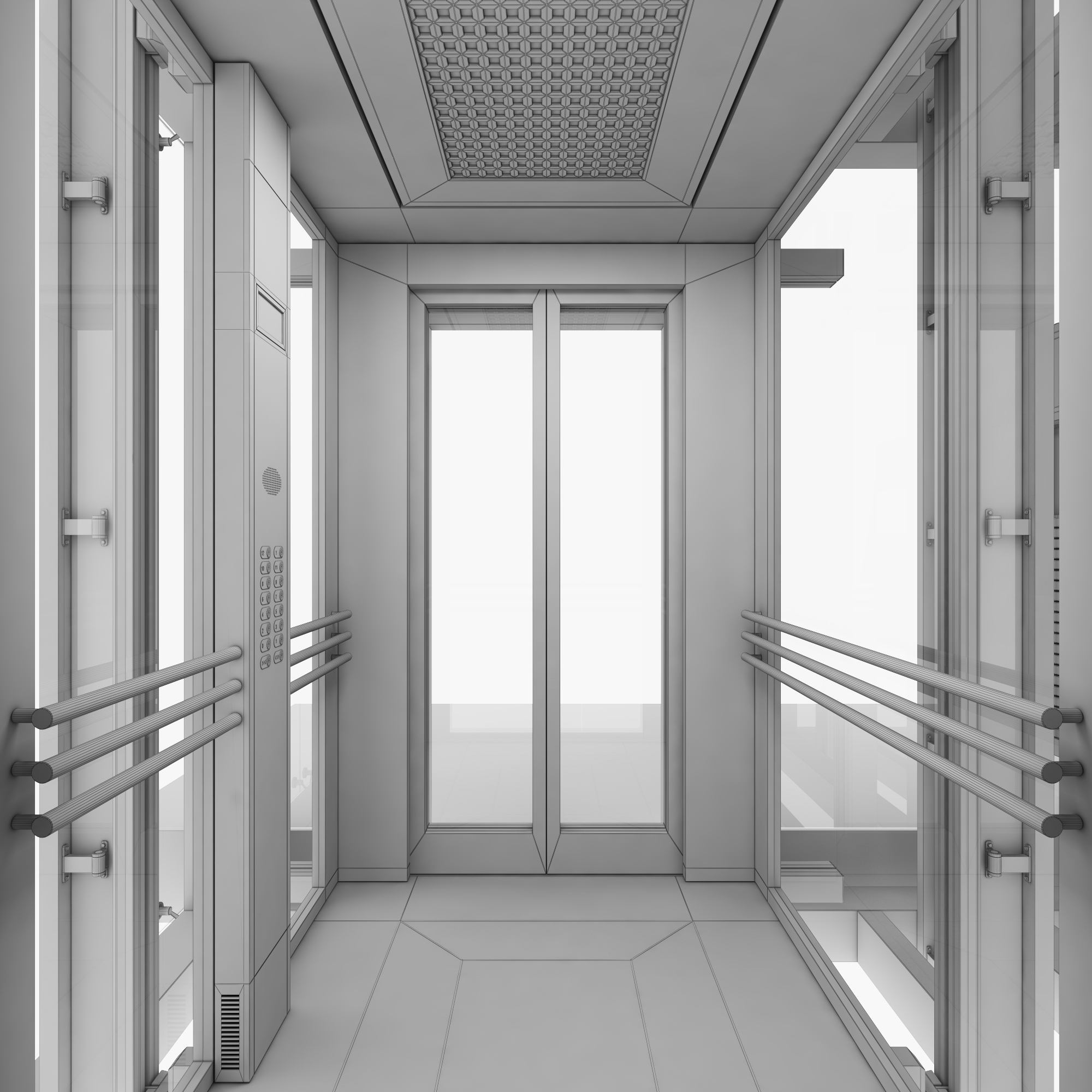 3D elevator lift architecture model - TurboSquid 1281407