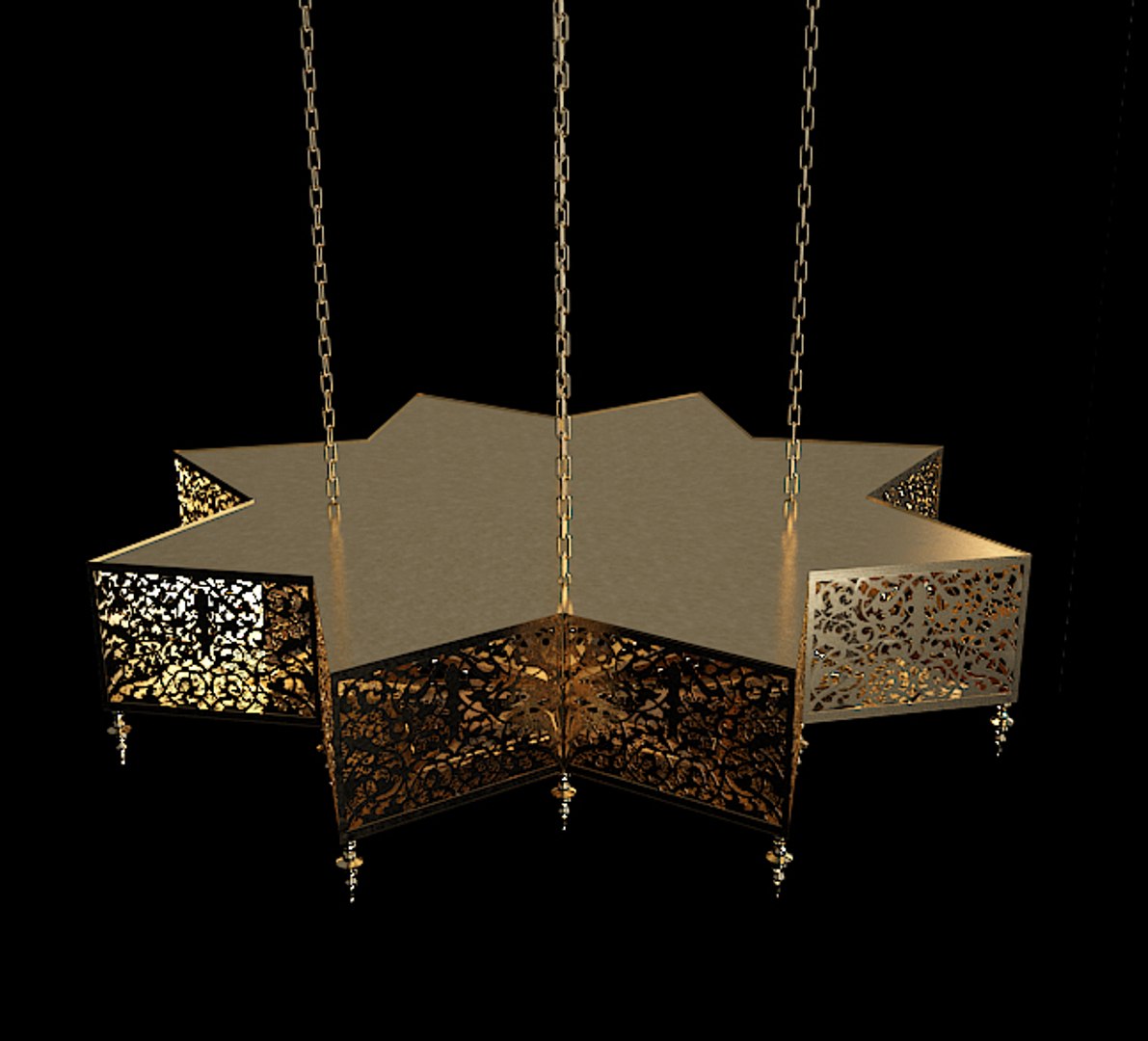 Moroccan Light 3D Model - TurboSquid 1211886