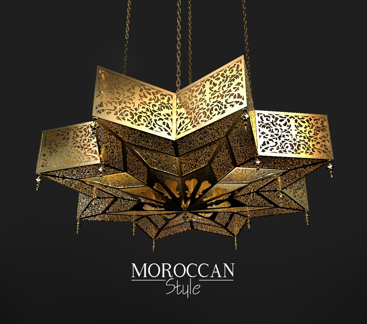 Moroccan Light 3D Model - TurboSquid 1211886