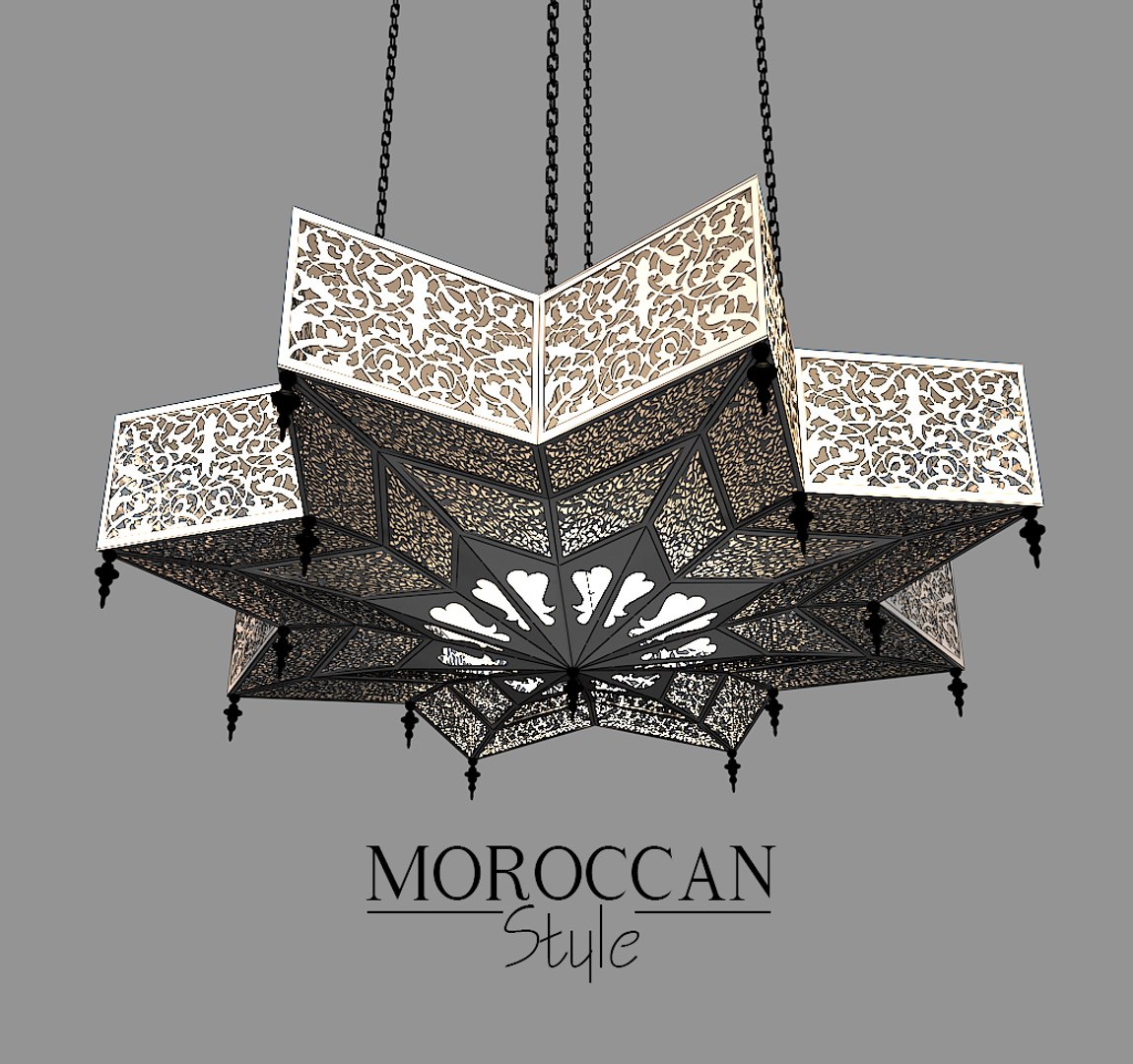 Moroccan Light 3D Model - TurboSquid 1211886