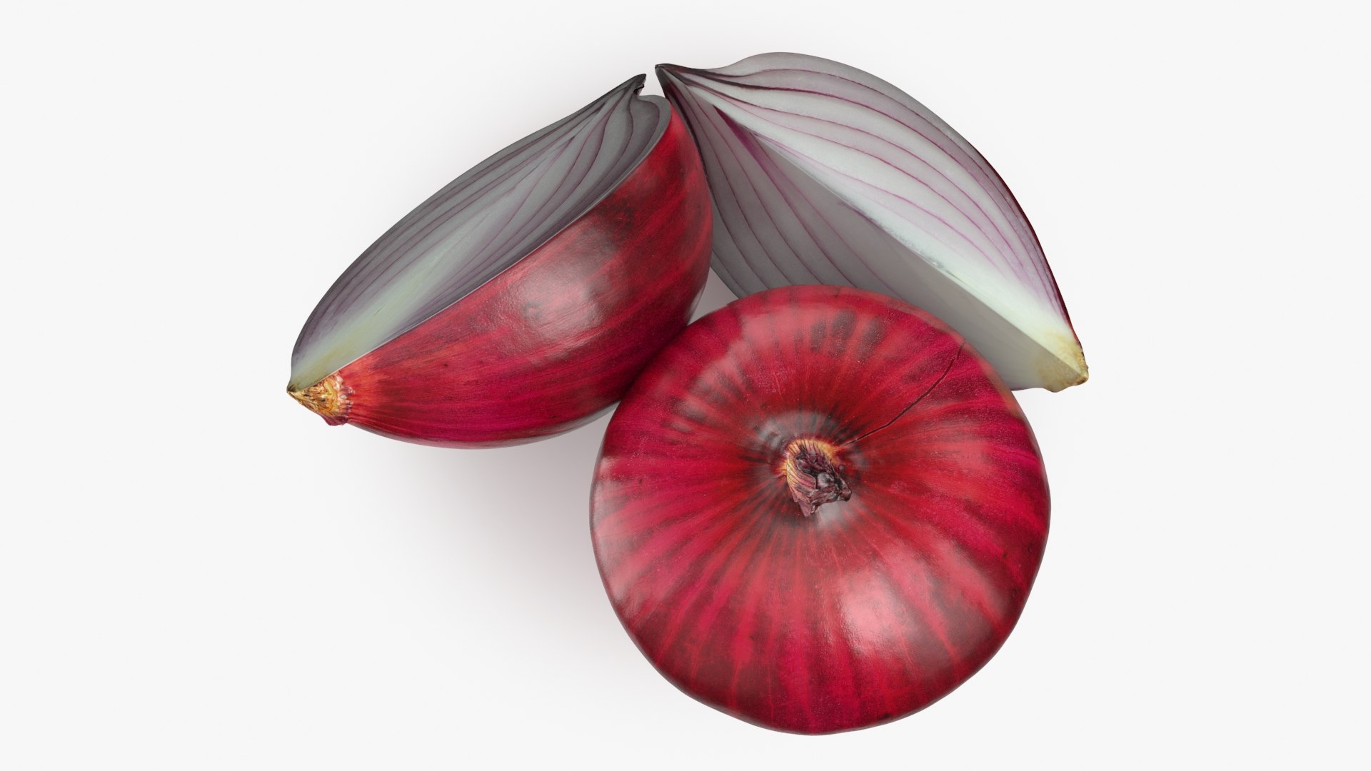 3D Red Onions 03 - TurboSquid 2147364