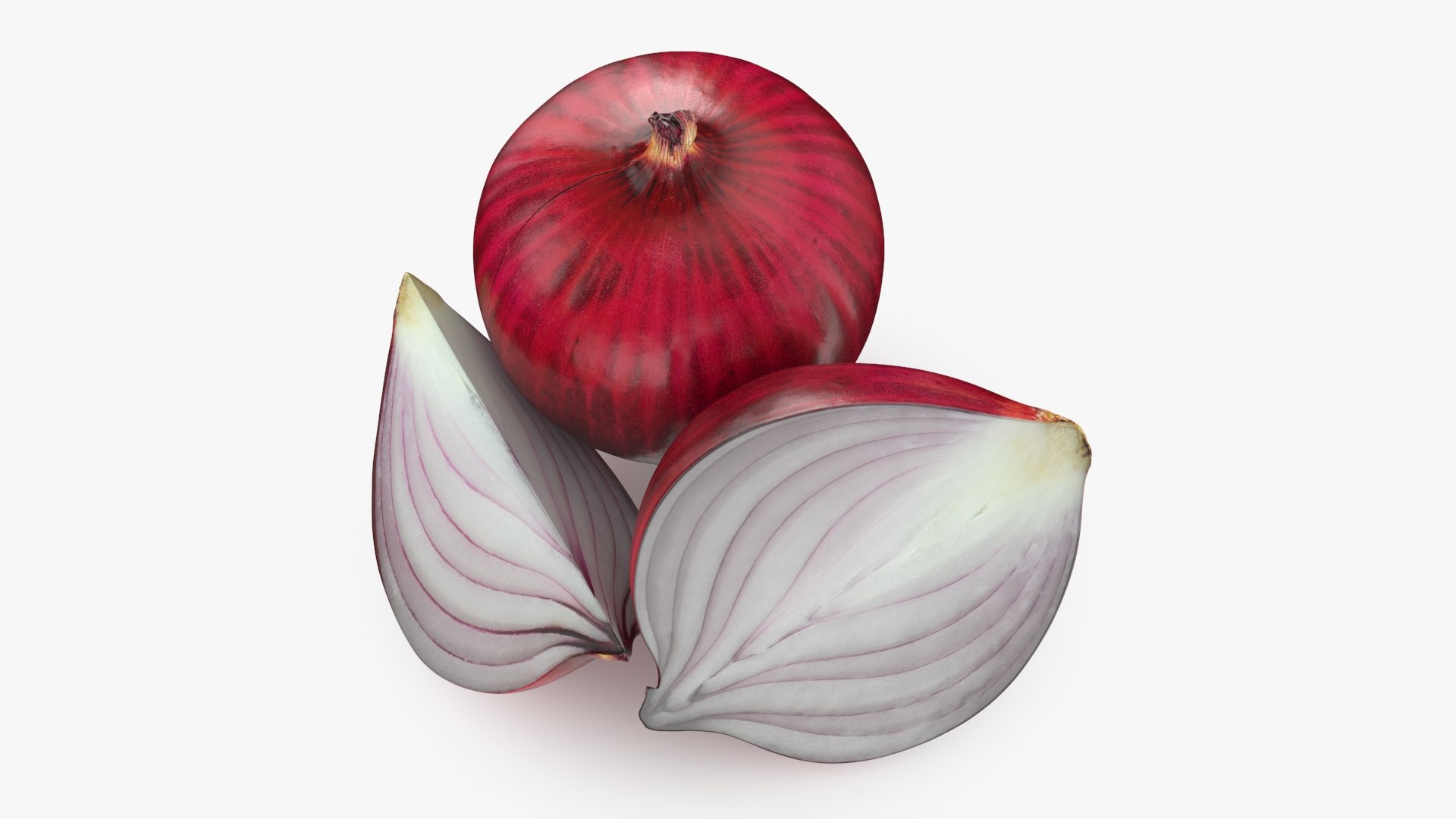 3D Red Onions 03 - TurboSquid 2147364
