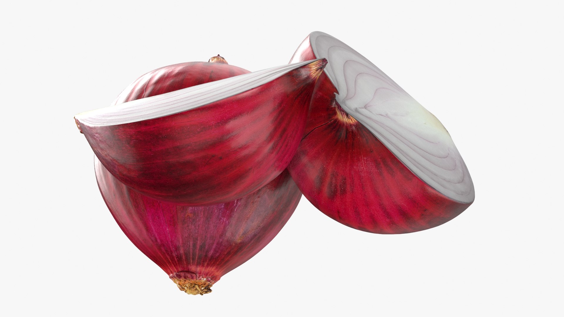 3D Red Onions 03 - TurboSquid 2147364