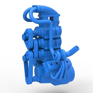 3D Supercharger Models | TurboSquid