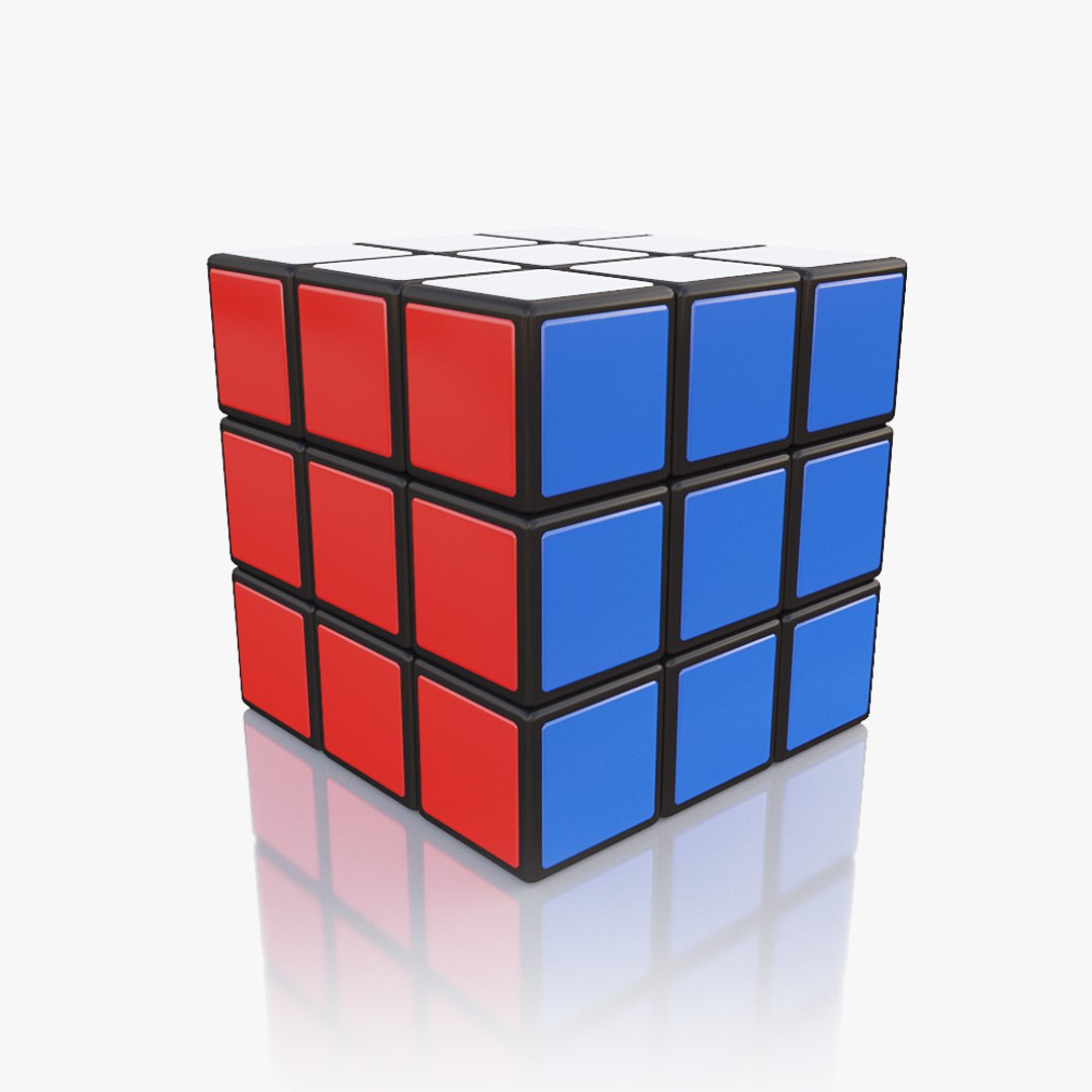 Rubik S Cube 3D Model - TurboSquid 1270165