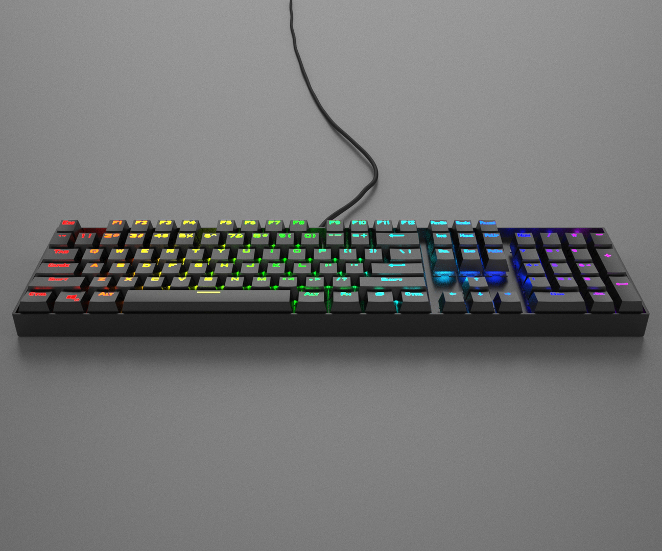 3D Gaming Keyboard - TurboSquid 1469217