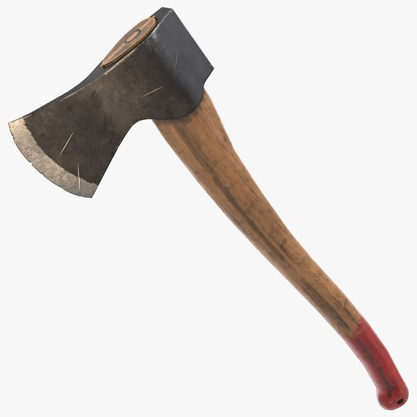 modelo 3d Arma de juego de hacha de hacha de madera - TurboSquid 2136678