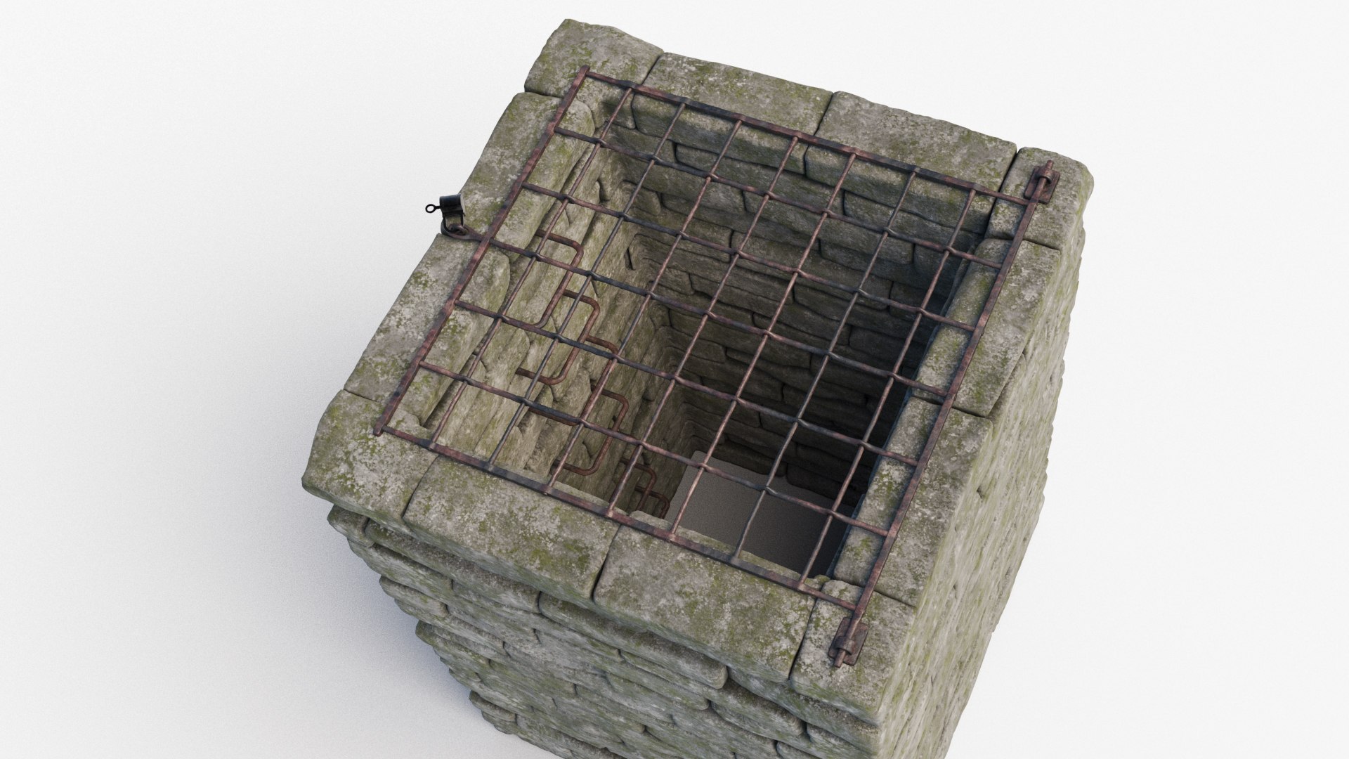 3D Trapdoor With Iron Grate - TurboSquid 2232409