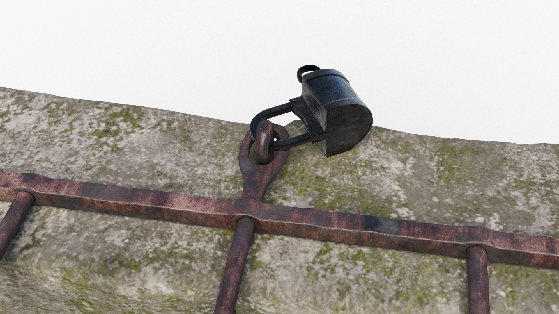3D Trapdoor With Iron Grate - TurboSquid 2232409