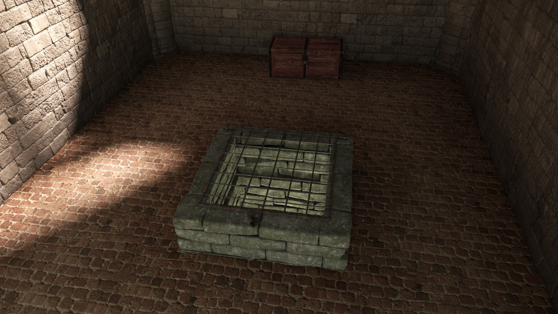 3D Trapdoor With Iron Grate - TurboSquid 2232409