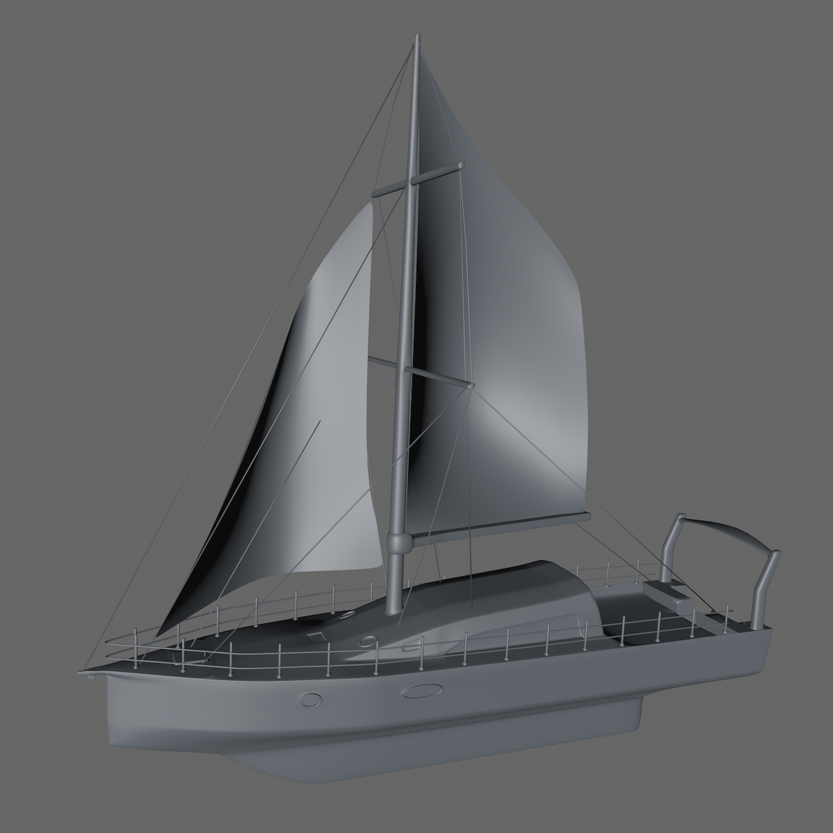 3D sailboat boat - TurboSquid 1327656