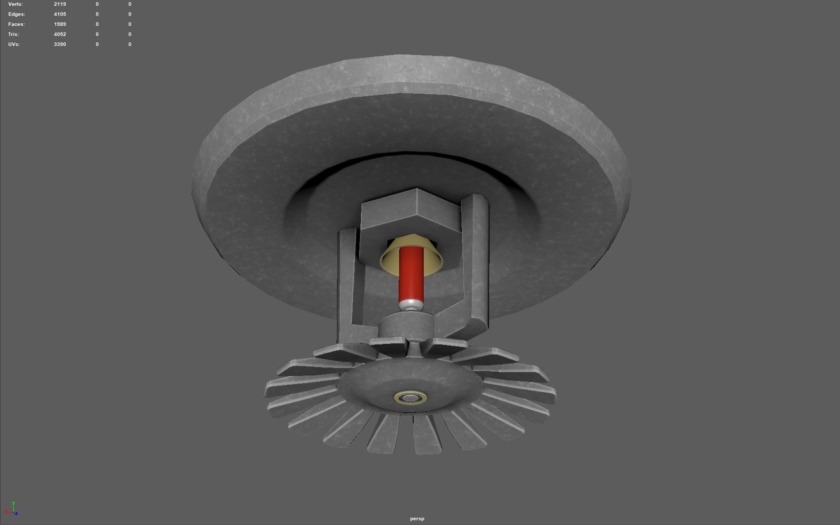 Fire Sprinkler 3D Model - TurboSquid 2147046