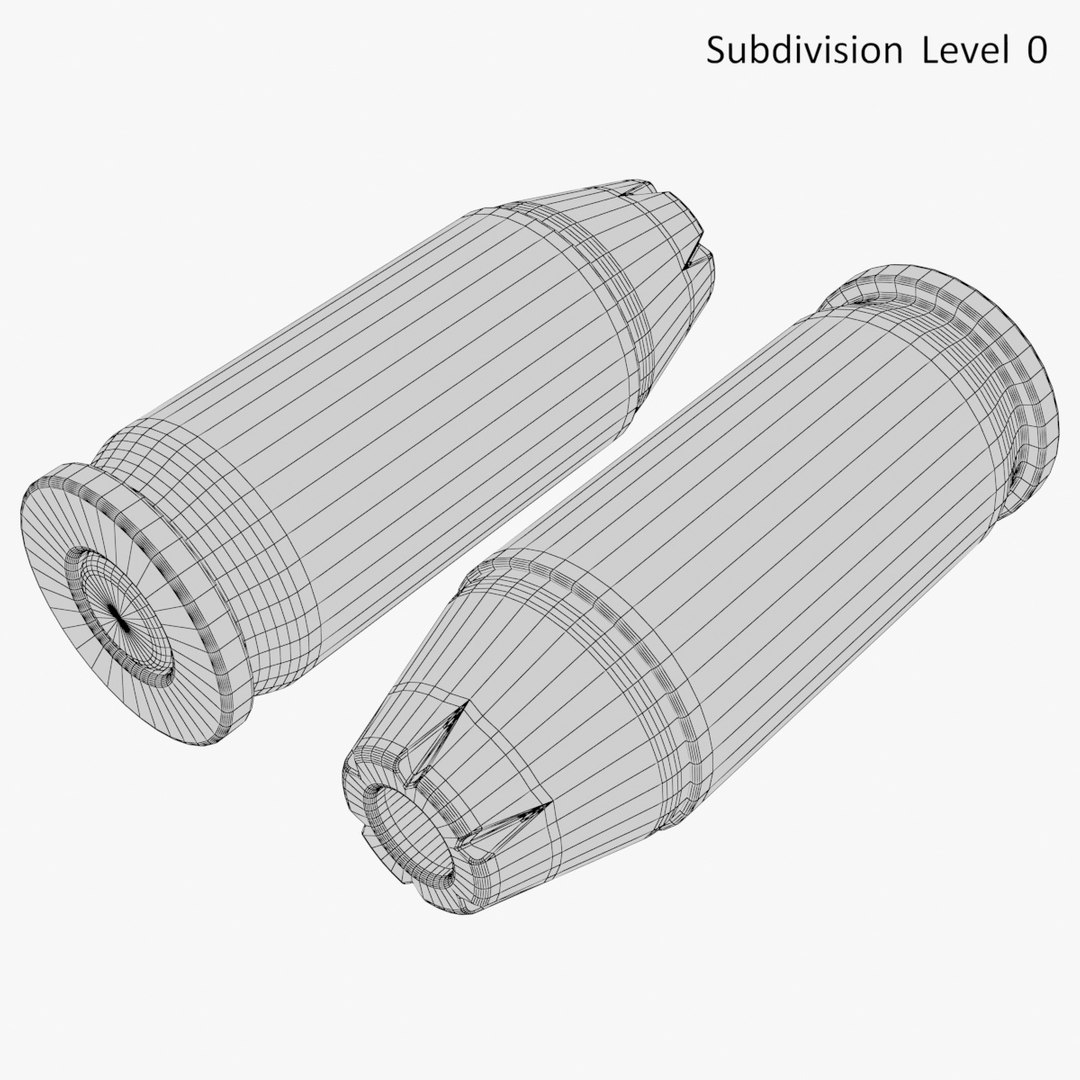 Cartridge 45acp Bullet 01 3D - TurboSquid 1222827