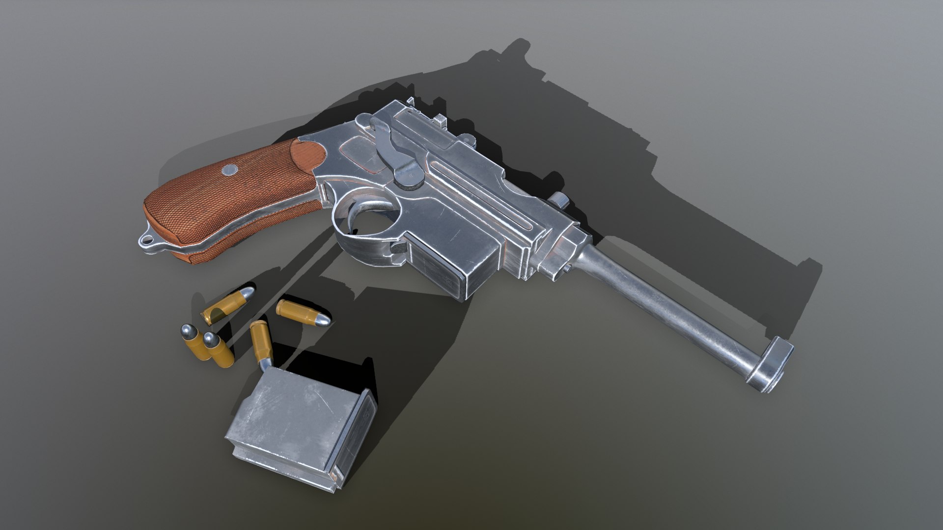 3D Mannlicher M1896 Weapon - TurboSquid 1646952
