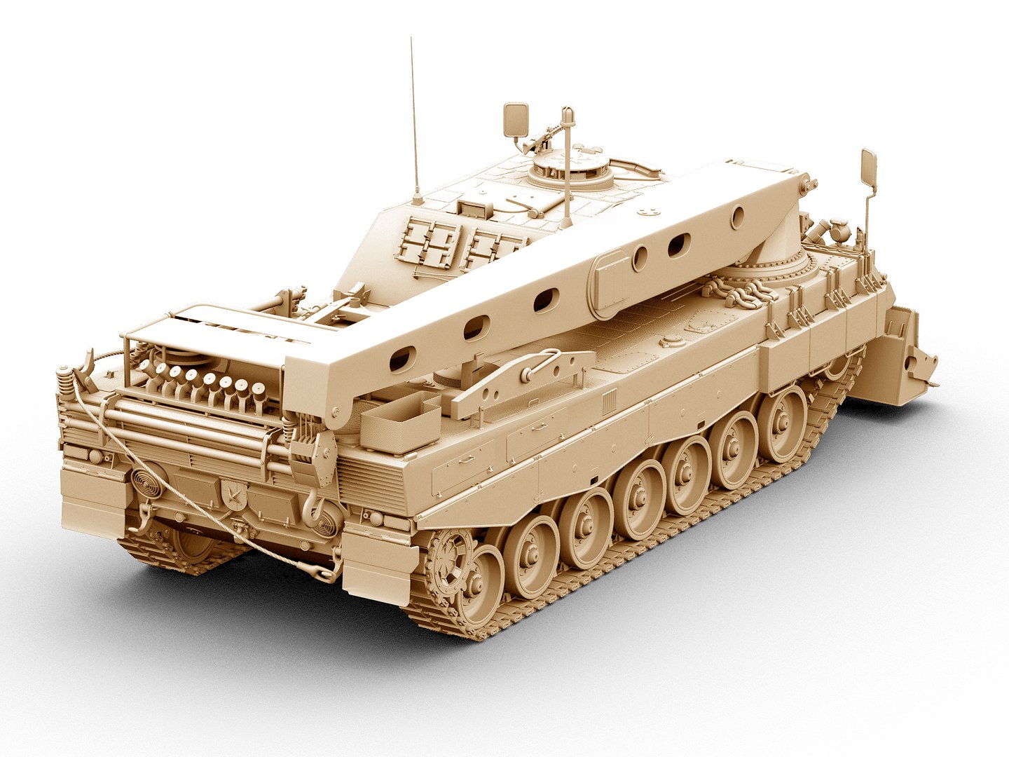 Leopard Bergepanzer 3 Buffel 3D Model - TurboSquid 2205255