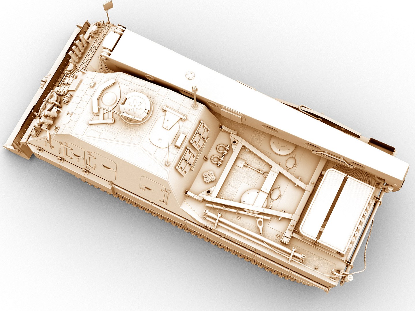 Leopard Bergepanzer 3 Buffel 3D Model - TurboSquid 2205255