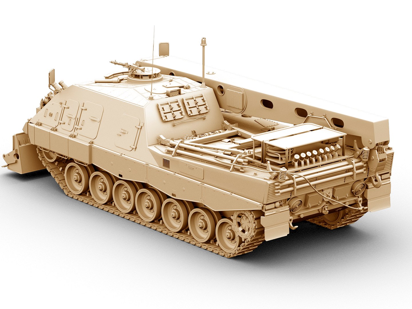 Leopard Bergepanzer 3 Buffel 3D Model - TurboSquid 2205255