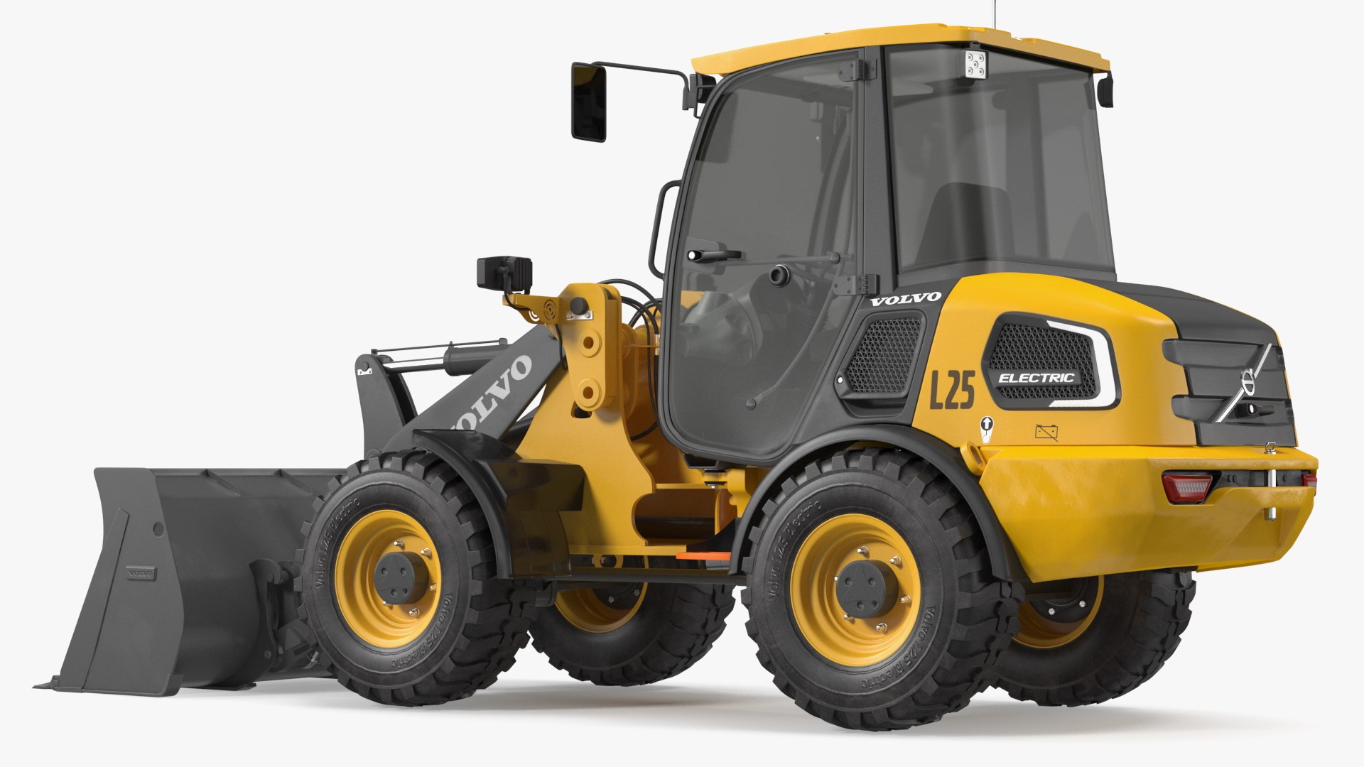 3D Volvo L25 Electric Loader with Bucket Simple Interior - TurboSquid ...